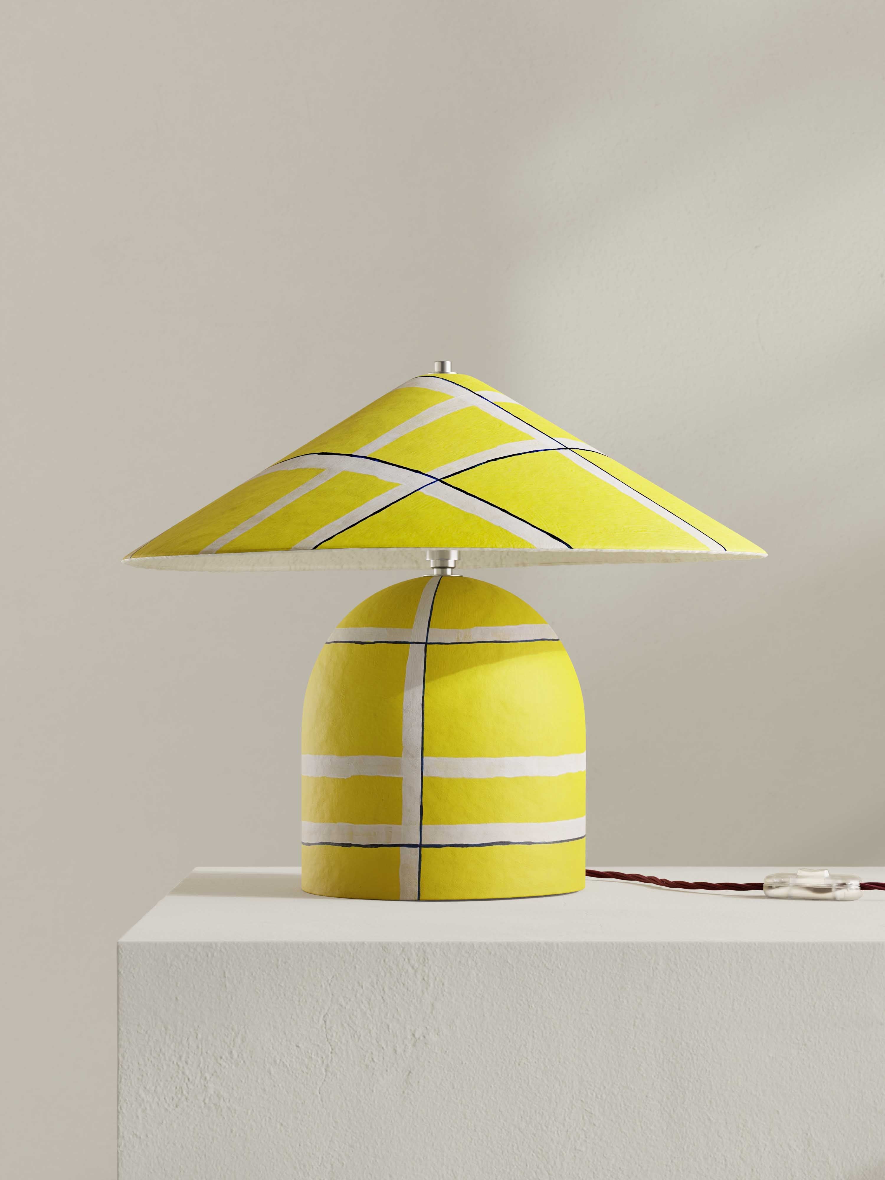Pavilion Table Lamp - Hand-painted | Palefire Studio