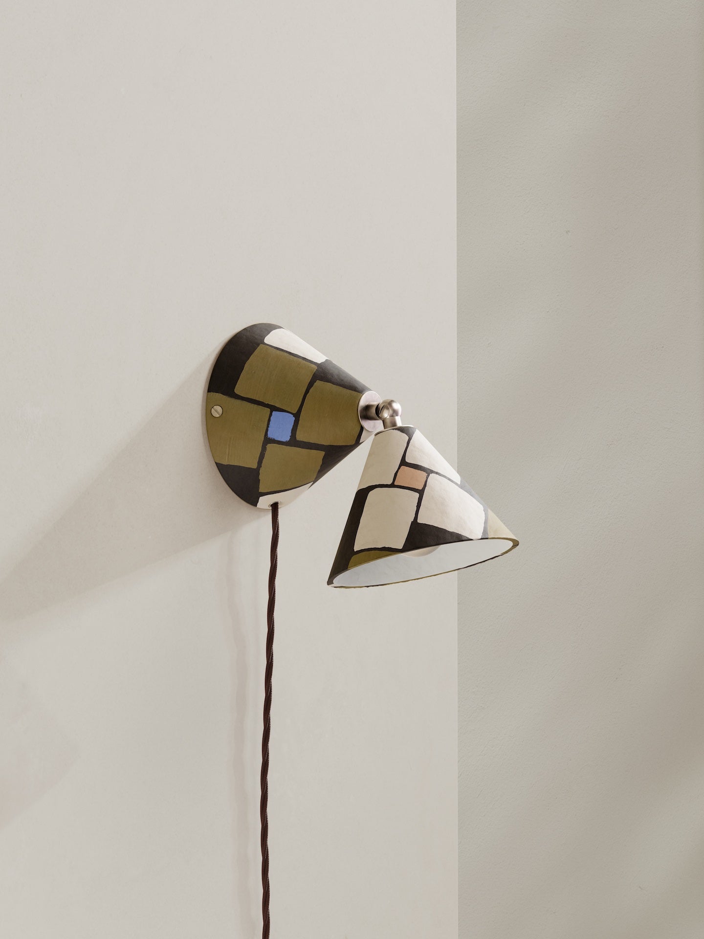 Plug-in Rotor Wall Light | Seasonal colours | Palefire Studio